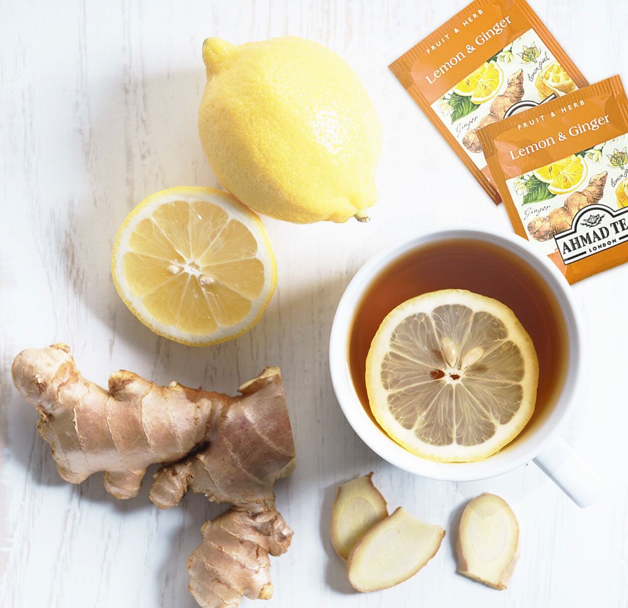 [Ahmad Tea] 20x tea bag Lemon & Ginger - MD Keto Home & Garden Malaysia