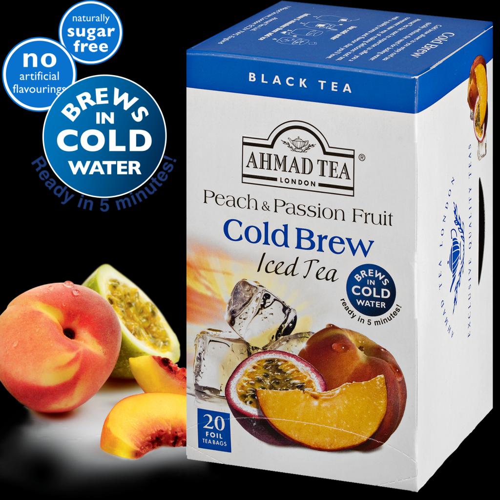 [Ahmad Tea] 20x tea bag cold brew peach & passion - MD Keto Home ...